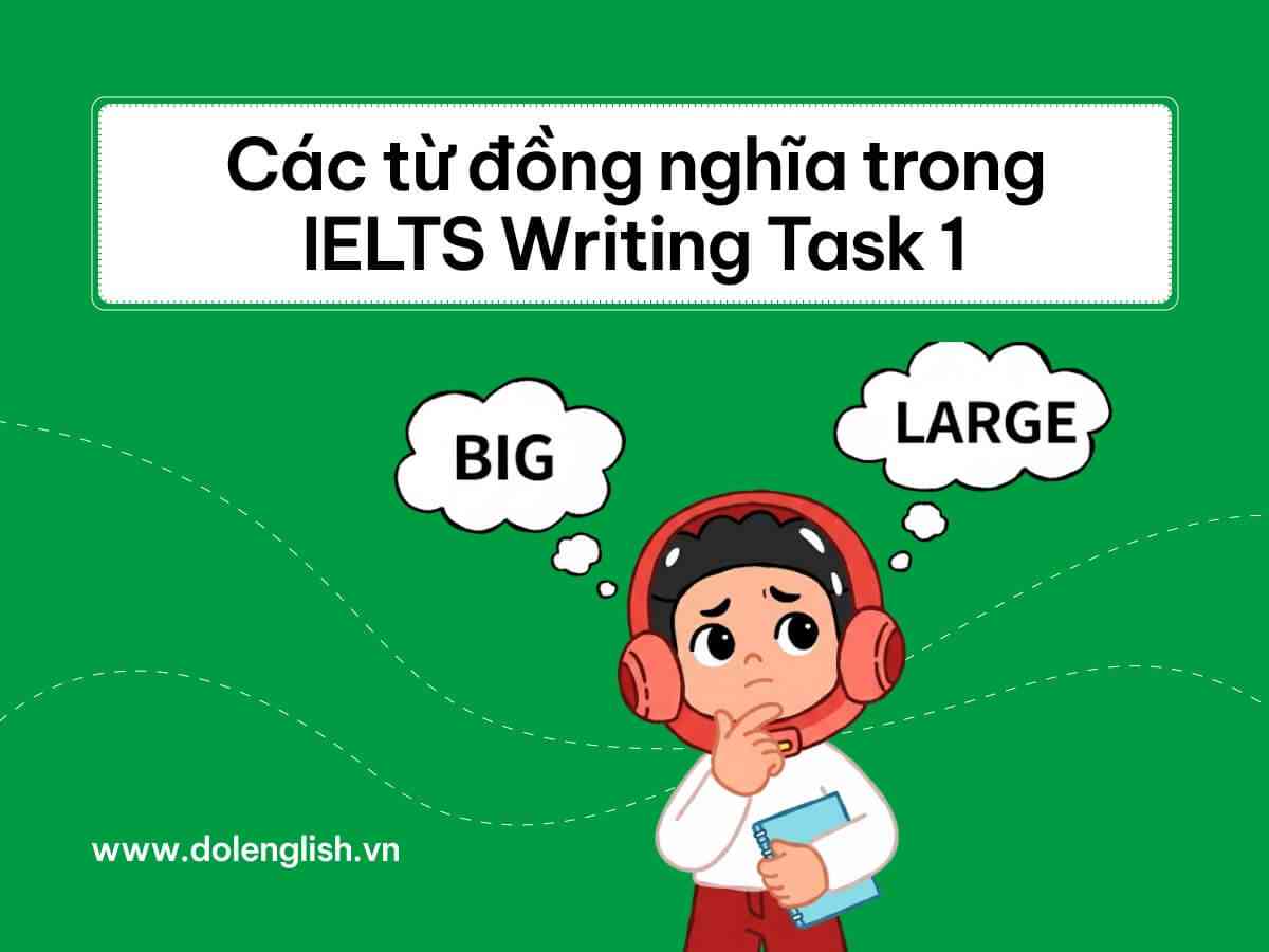 Tổng hợp 200+ từ vựng IELTS Writing Task 1 Band 8.0+ theo dạng bài